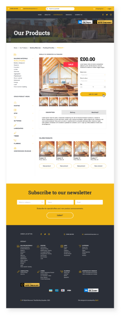 Total Building | E-commerce Website Design & Development